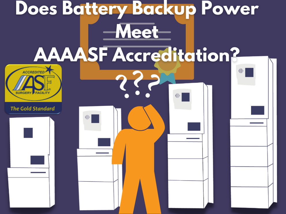 Battery Backup For AAAASF Accreditation