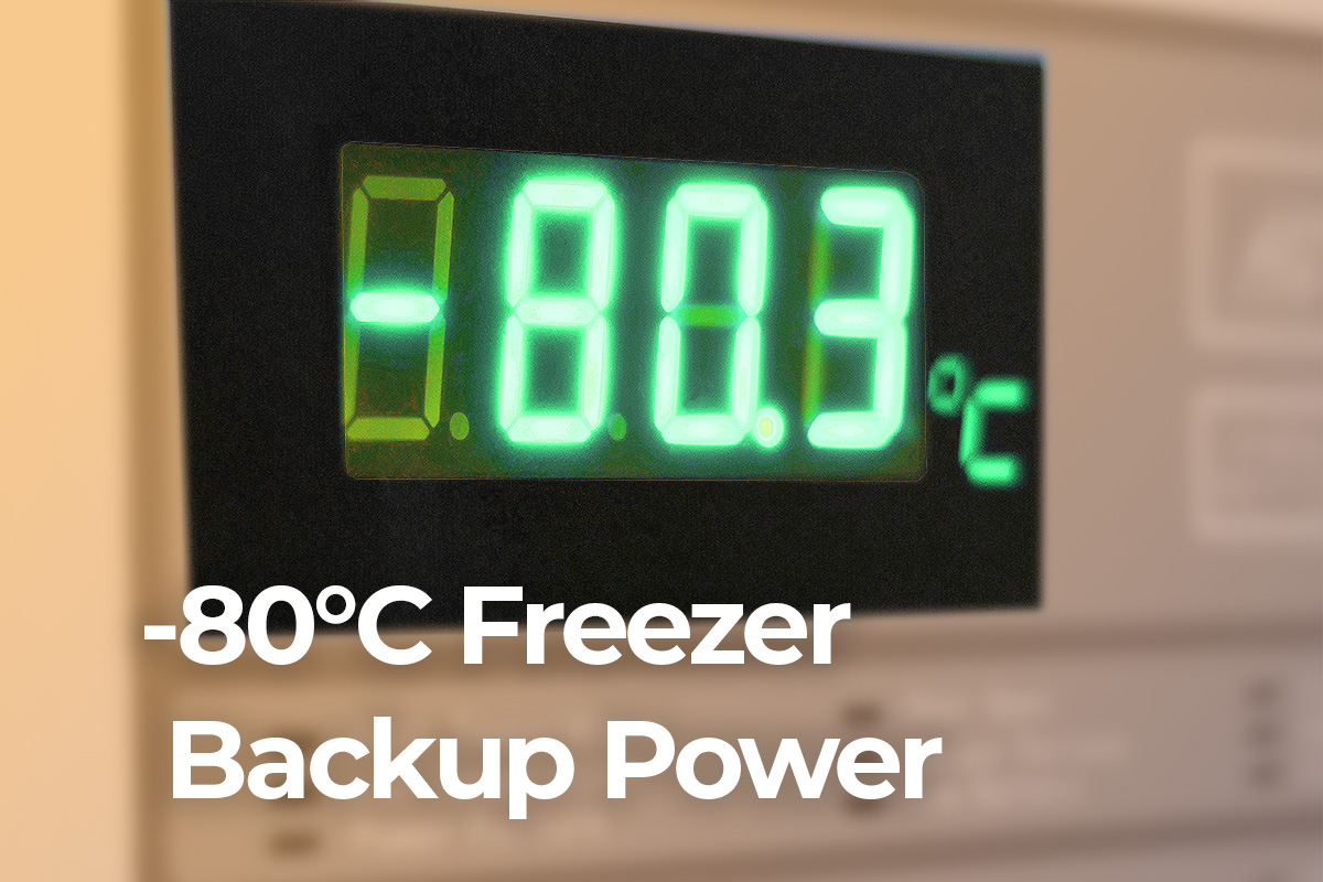 Minus-80 Freezers - Selecting a Battery Backup System